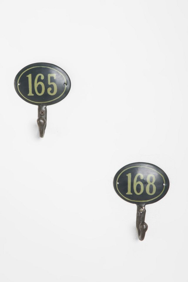 Industrial Number Hook | Urban Outfitters