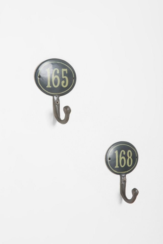 Industrial Number Hook | Urban Outfitters