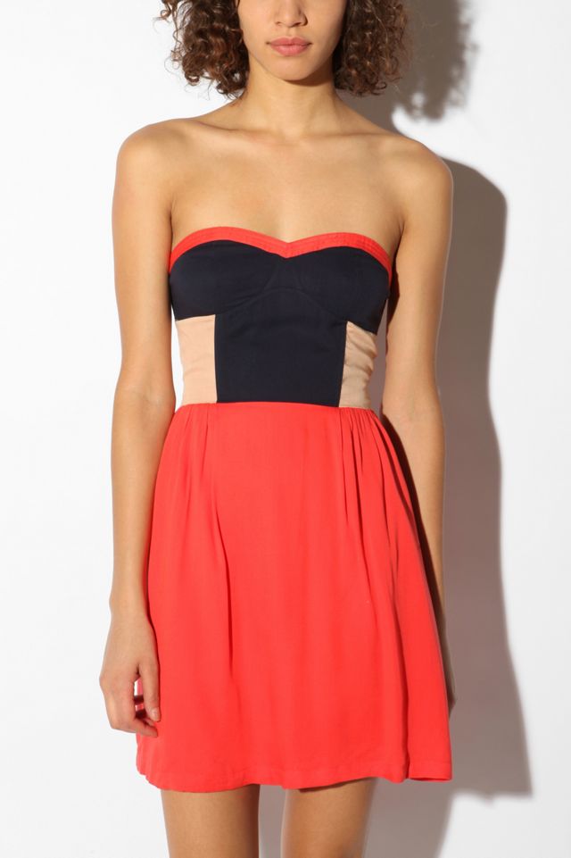 Sparkle & Fade Colorblock Dress | Urban Outfitters