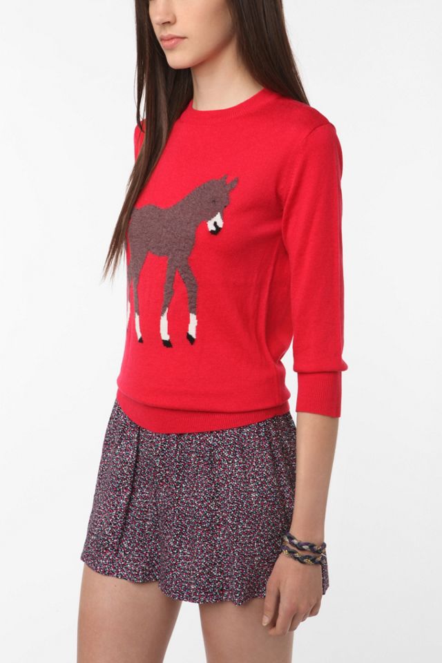 PJ by Peter Jensen Picture Knit Sweater | Urban Outfitters Canada