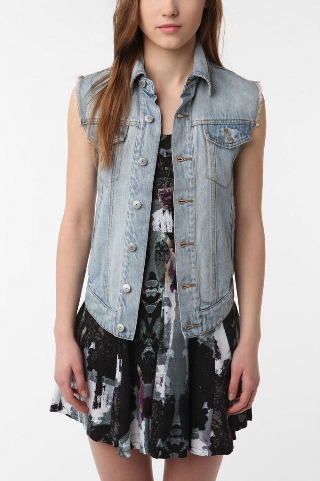 Insight Vandalized Denim Vest | Urban Outfitters Canada