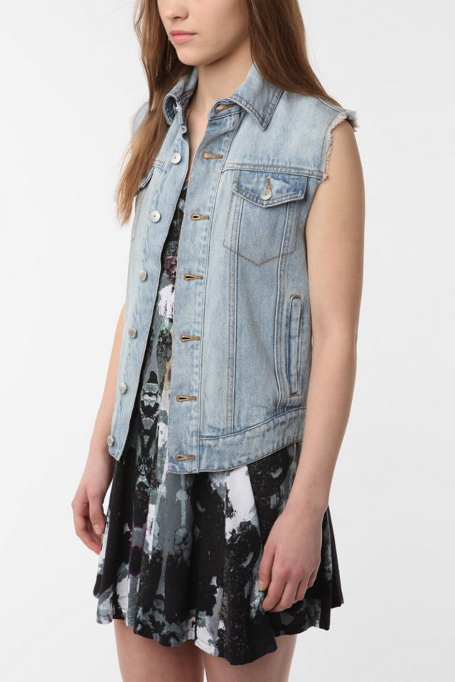 Insight Vandalized Denim Vest | Urban Outfitters Canada