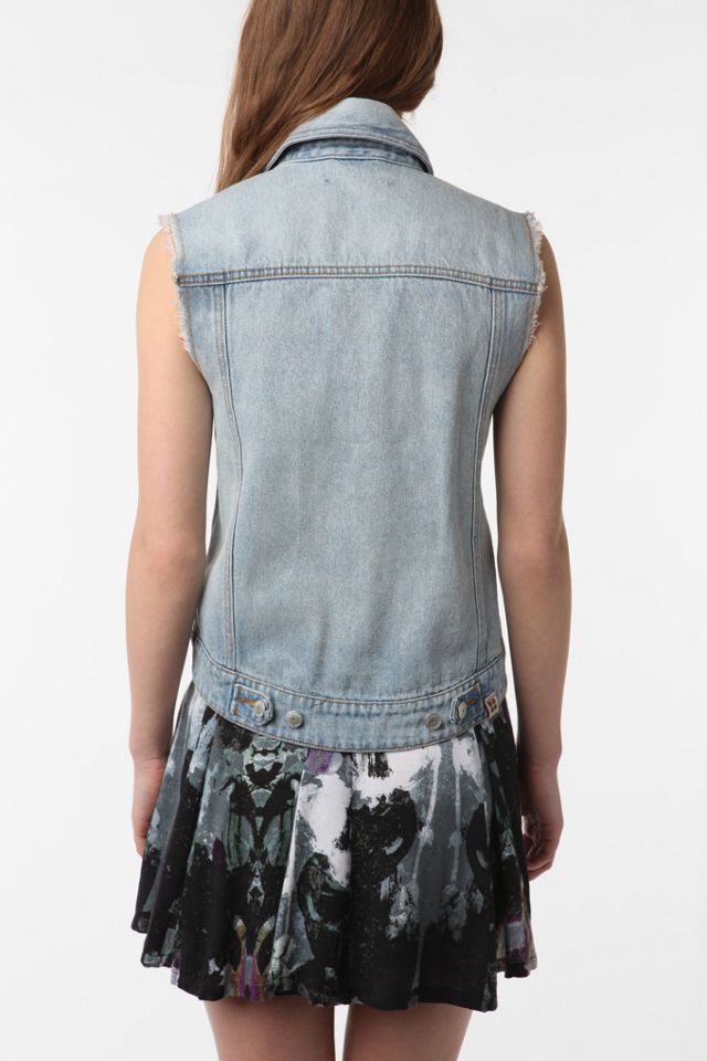 Insight Vandalized Denim Vest | Urban Outfitters Canada