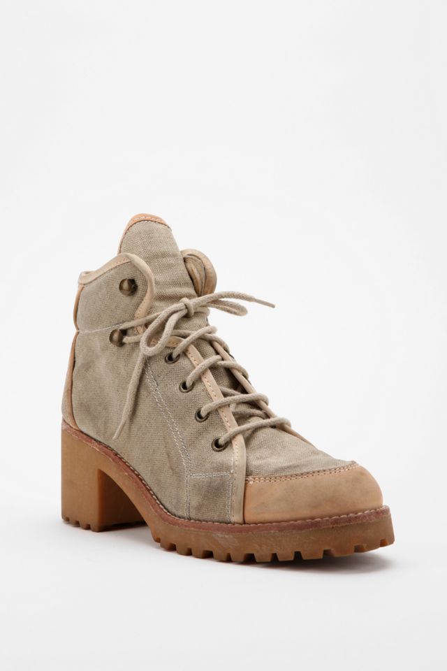 Vintage '90s Canvas Lace-Up Boot | Urban Outfitters Canada