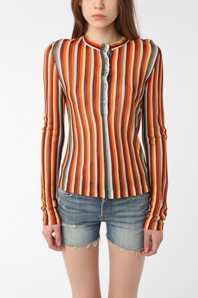 Vintage Missoni Striped Blouse | Urban Outfitters