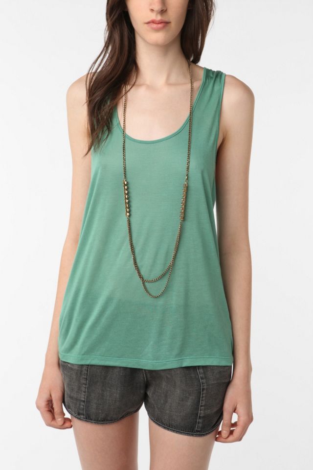 Sparkle & Fade Drapey Tank Top | Urban Outfitters
