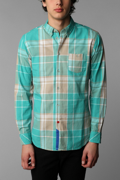 55DSL Slauren Long-Sleeved Woven Shirt | Urban Outfitters