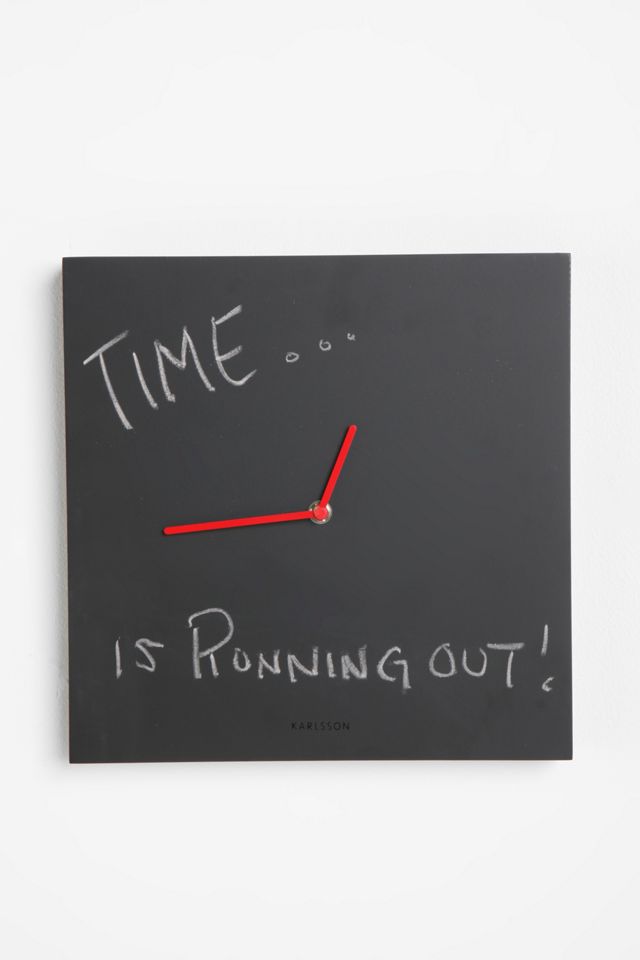 Chalkboard Wall Clock | Urban Outfitters Canada