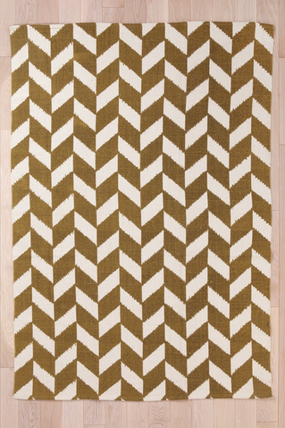 Herringbone Handmade Rug | Urban Outfitters