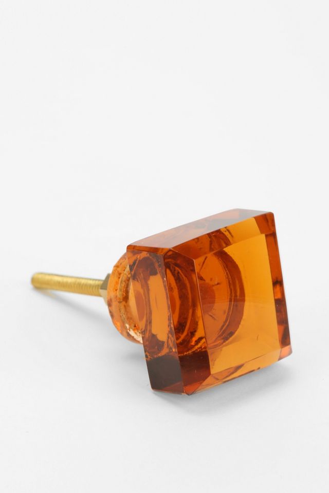 Square-Cut Glass Knob | Urban Outfitters