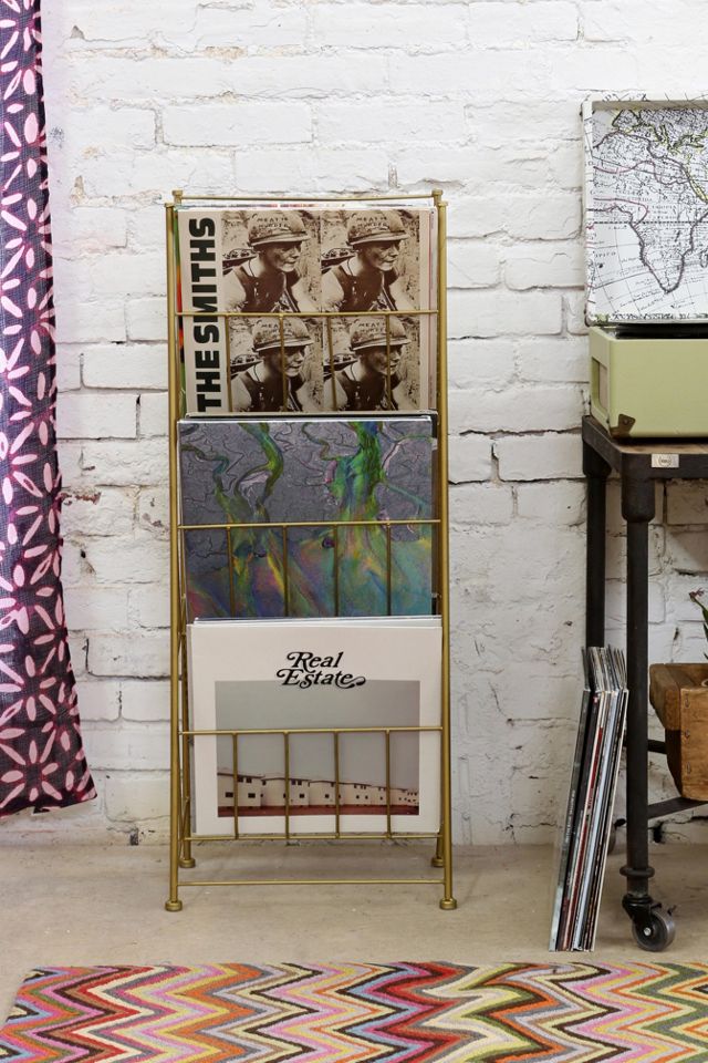 Corner Store Vinyl Storage Rack | Urban Outfitters Corner Store Vinyl Storage Rack | Urban Outfitters