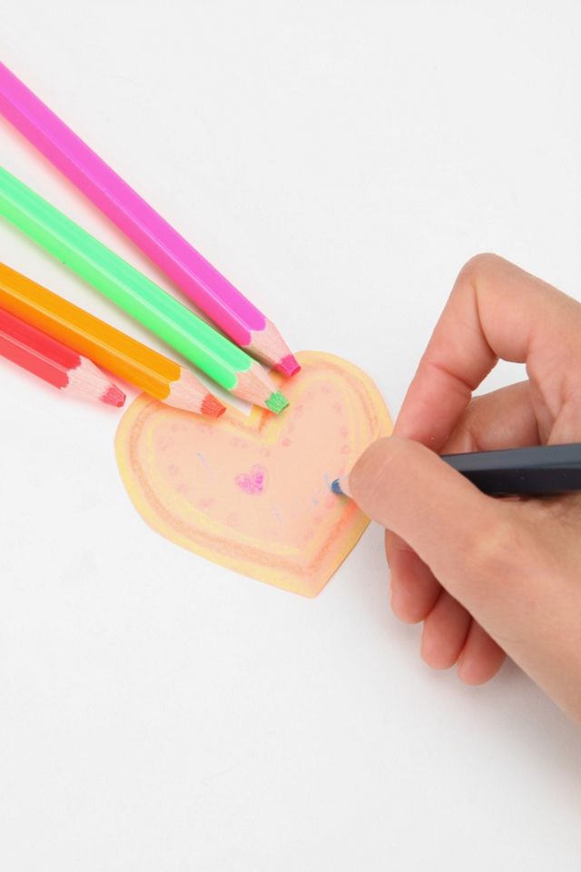 Fluorescent Highlighter Pencil - Set Of 6 | Urban Outfitters Canada