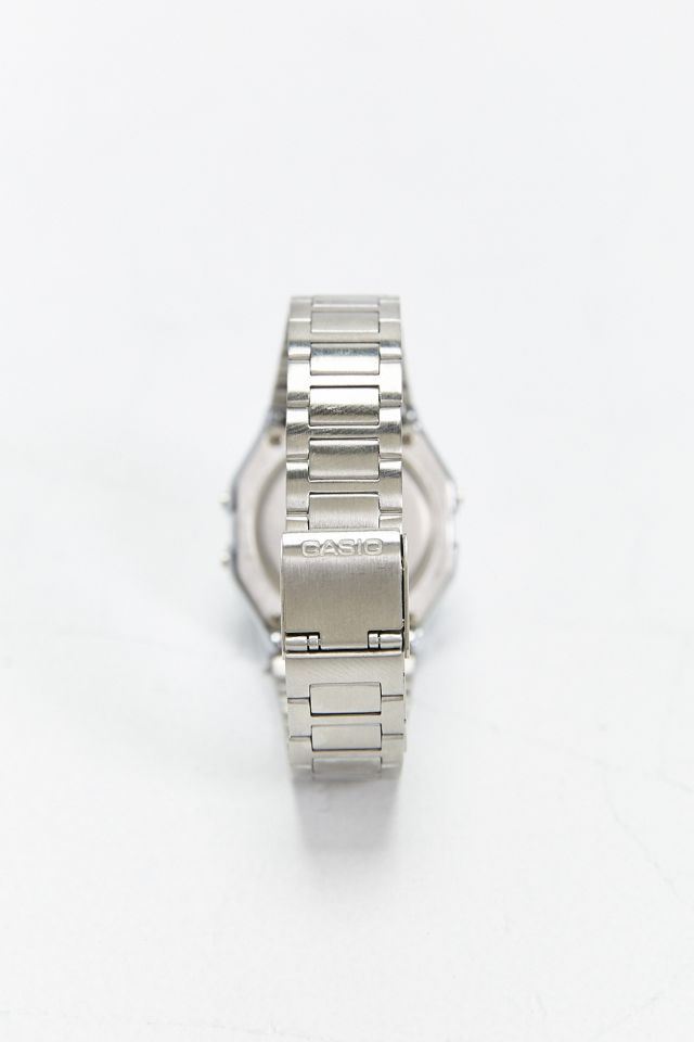 Casio Chrome & Gold Digital Watch | Urban Outfitters