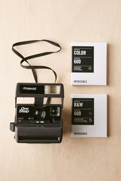 Vintage Impossible One Step Camera Kit | Urban Outfitters Canada