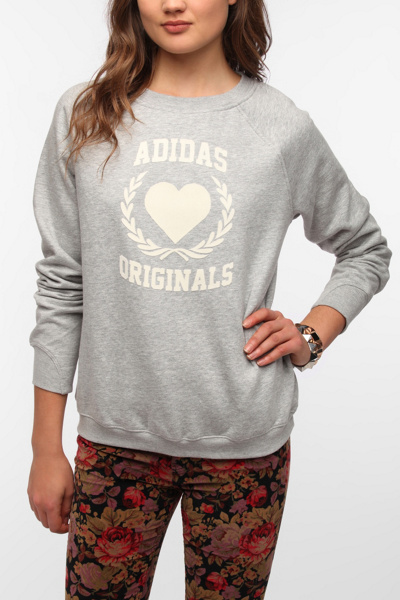 adidas Originals Heart Sweatshirt | Urban Outfitters