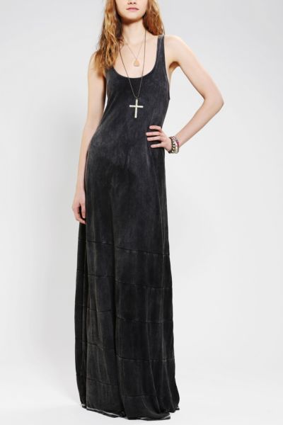 Indah Acid Wash Maxi Dress Urban Outfitters