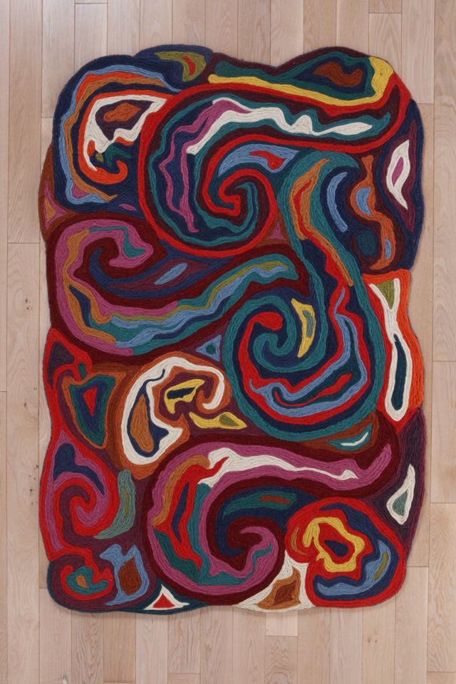 Coiled Wool Rug | Urban Outfitters