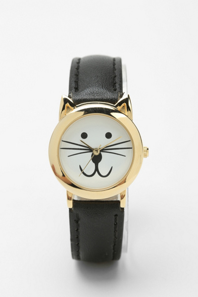 Meow O'Clock Watch | Urban Outfitters
