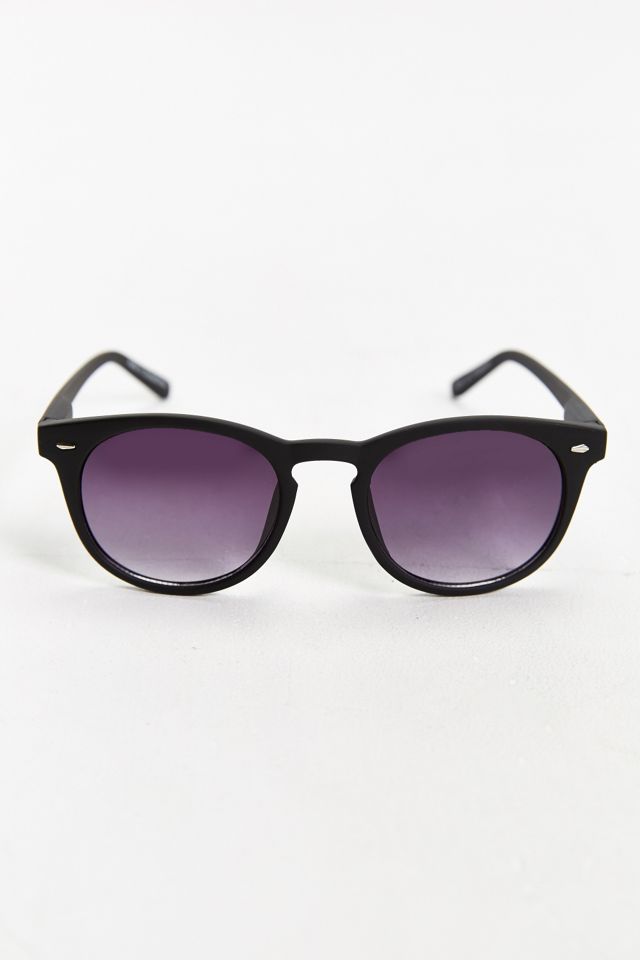Rubberized Keyhole Sunglasses | Urban Outfitters Canada
