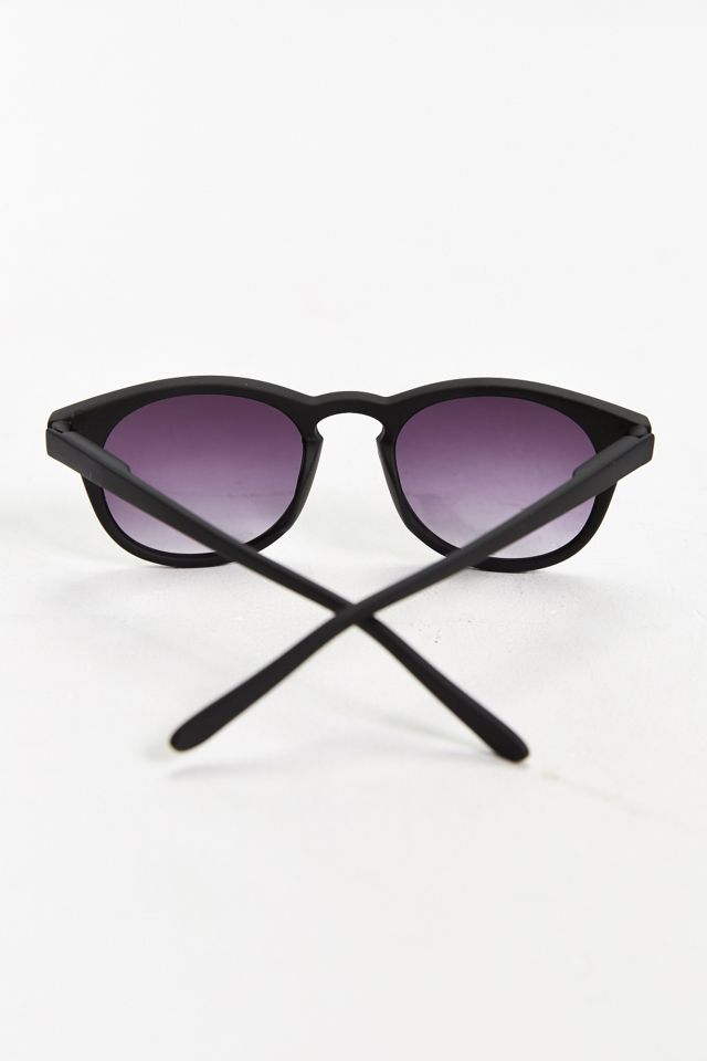 Rubberized Keyhole Sunglasses | Urban Outfitters Canada