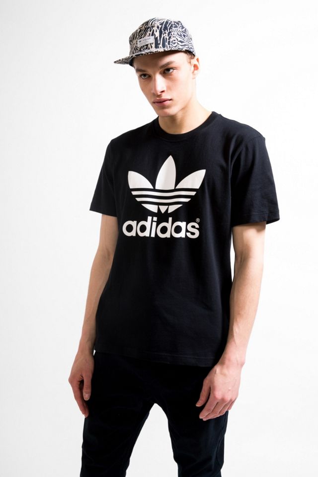 adidas Mirror Trefoil Logo Tee | Urban Outfitters