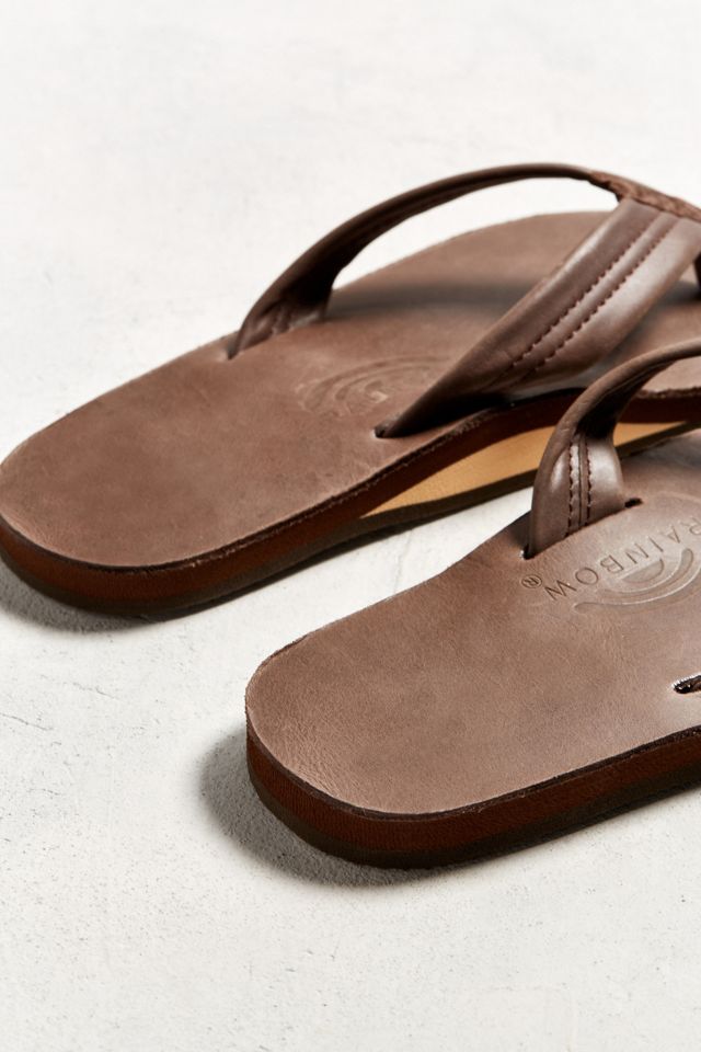 Rainbow Classic Leather Flip-Flop | Urban Outfitters Canada