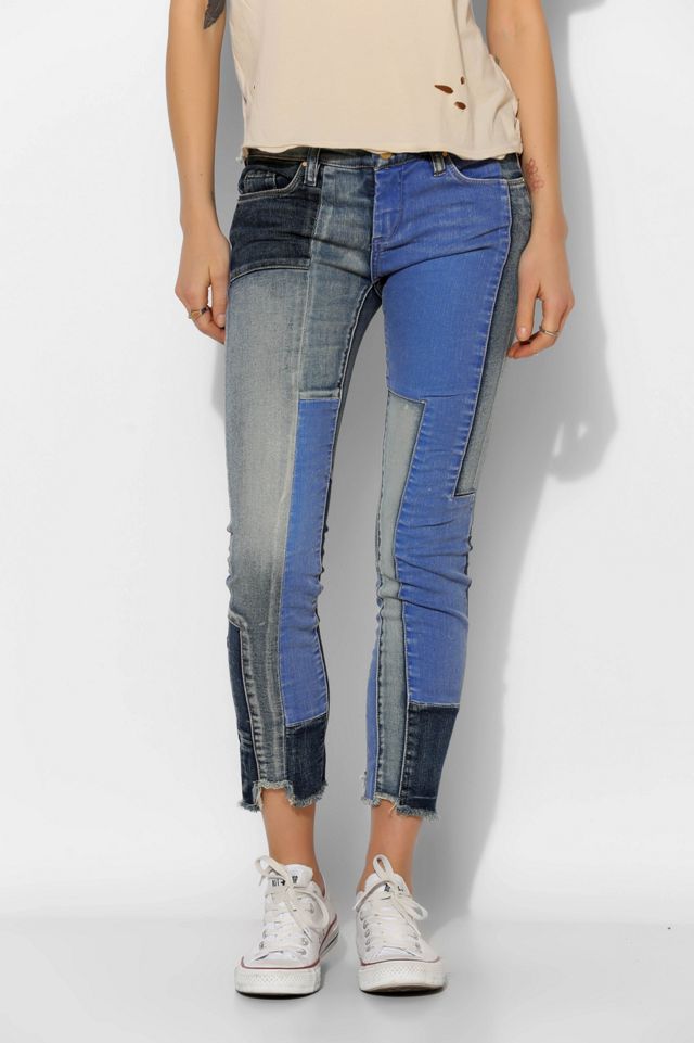 BLANKNYC Patchwork Skinny Boyfriend Jean | Urban Outfitters