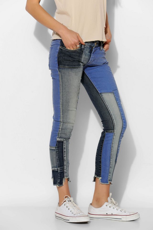 BLANKNYC Patchwork Skinny Boyfriend Jean | Urban Outfitters