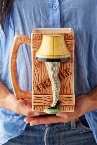 A Christmas Story Leg Lamp Crate Mug | Urban Outfitters Canada