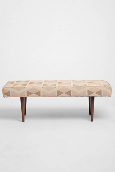 Henderson Printed Upholstered Bench | Urban Outfitters