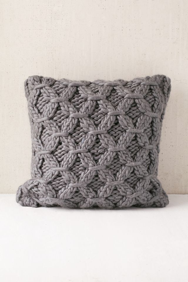 Cable-Knit Pillow | Urban Outfitters Cable-Knit Pillow | Urban Outfitters