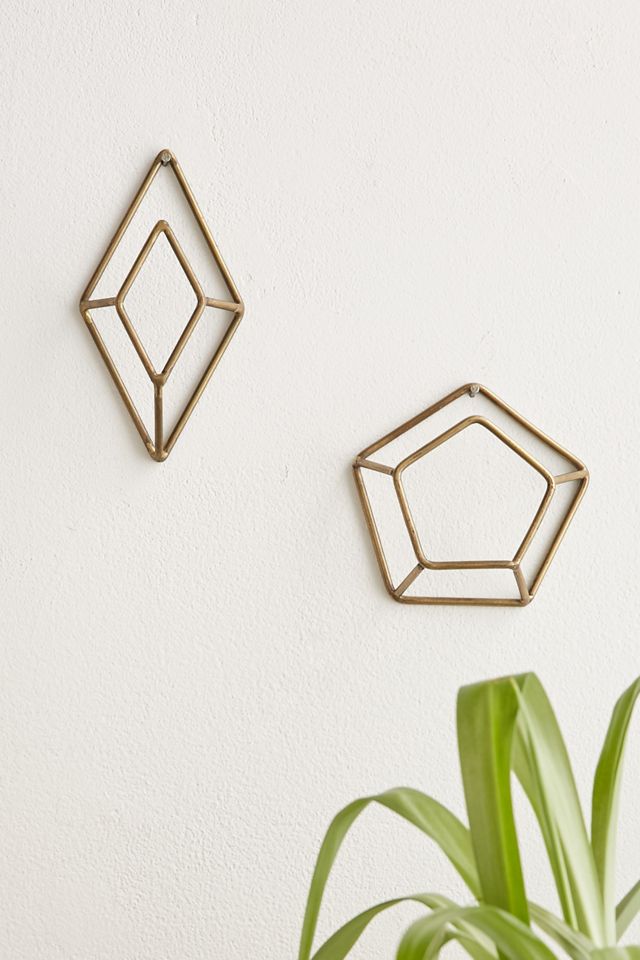 Geo Diamond Wall Sculpture | Urban Outfitters