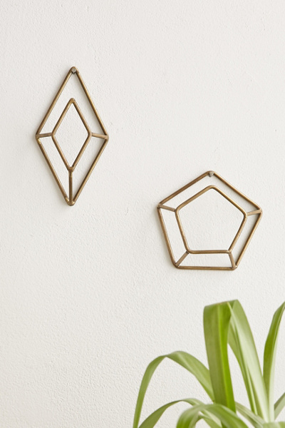 Geo Pentagon Wall Sculpture | Urban Outfitters