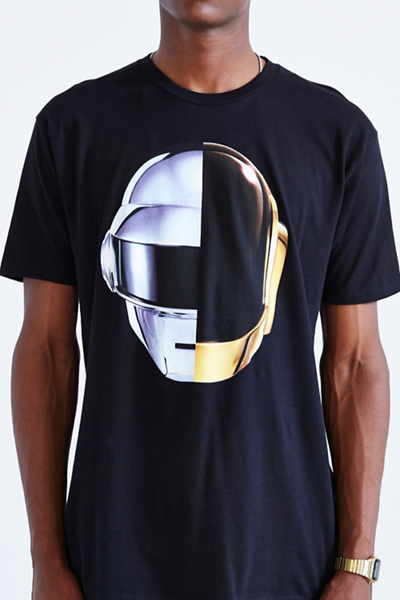 Daft Punk Split Helmets Tee | Urban Outfitters Canada