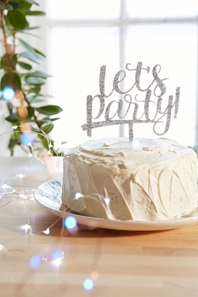 Alexis Mattox Design Lets Party! Cake Topper | Urban Outfitters Canada