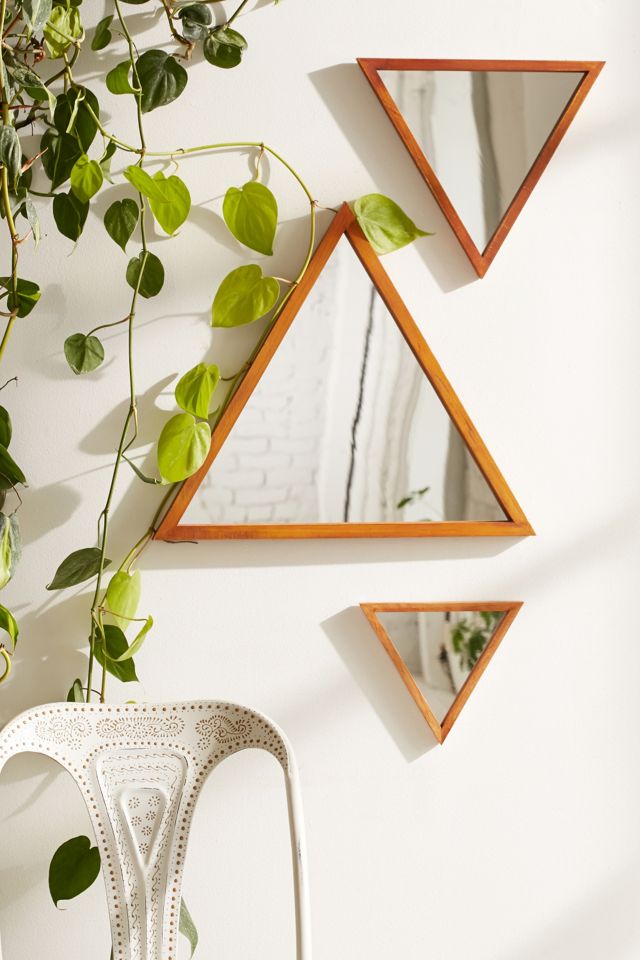 Medium Pyramid Mirror | Urban Outfitters
