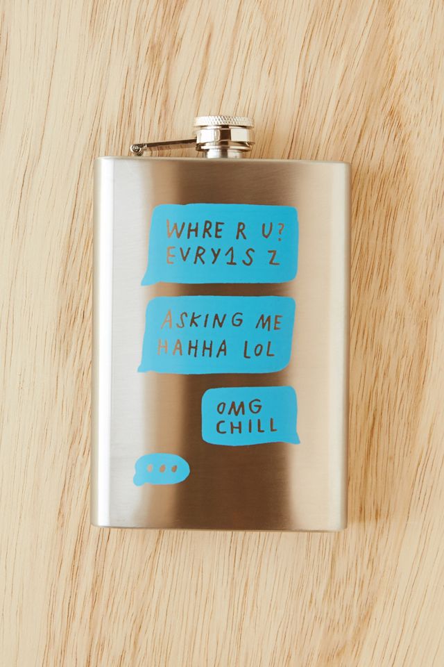 ADAMJK X UO Text Flask | Urban Outfitters