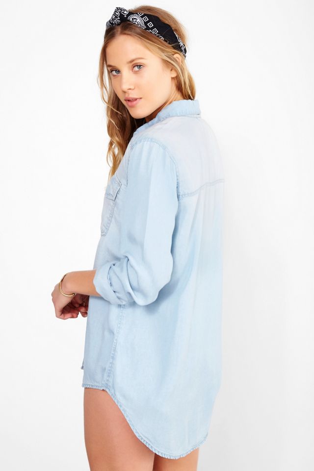 BDG Drapey Chambray Button-Down Shirt | Urban Outfitters Canada