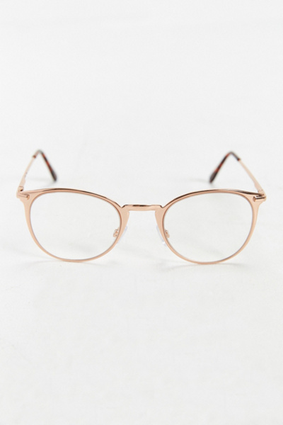Rose Gold Round Readers | Urban Outfitters