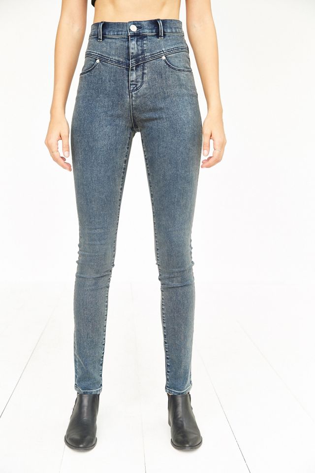 BDG High-Rise Seamed Jean - Ghost | Urban Outfitters
