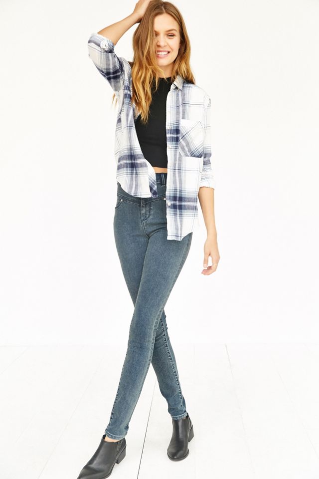 BDG High-Rise Seamed Jean - Ghost | Urban Outfitters