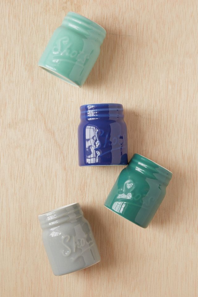 Tonal Mason Jar Shot Glass Set | Urban Outfitters