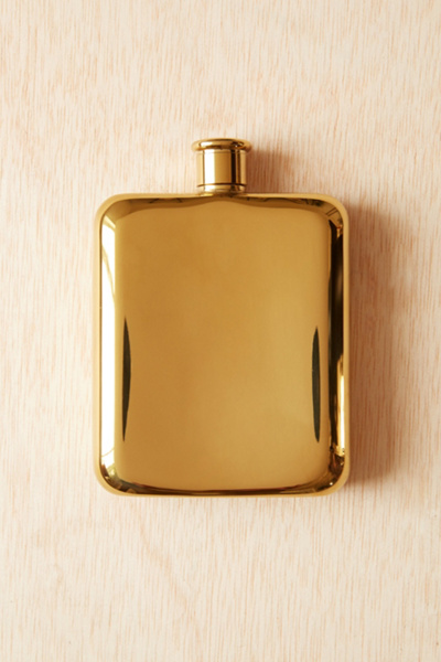 Gold Plated Flask | Urban Outfitters
