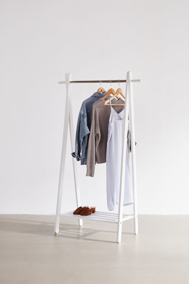 Wooden Clothing Modern Rack | Urban Outfitters