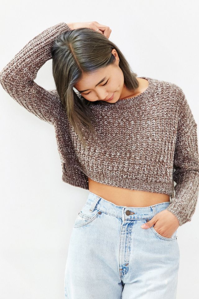 Ecote Amelia Cropped Sweater | Urban Outfitters Canada