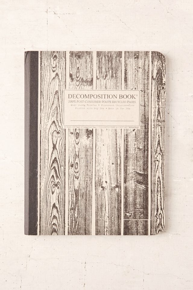 Decomposition Book Beachwood Notebook | Urban Outfitters