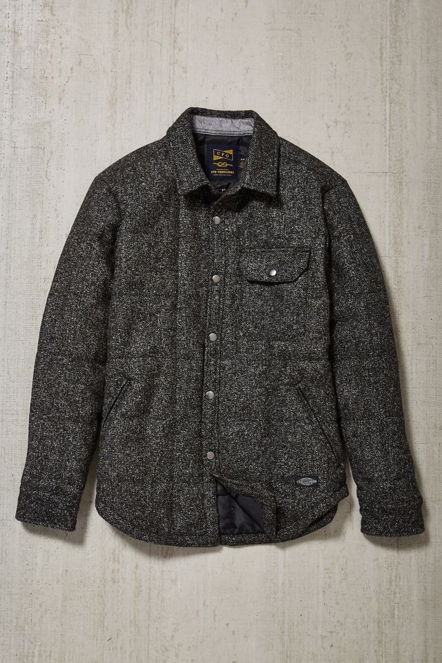 CPO Russo Brushed Tweed Quilted Jacket | Urban Outfitters Canada