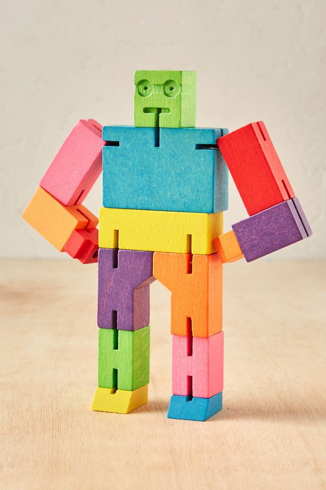 Areaware Small Cube Ninja Robot | Urban Outfitters