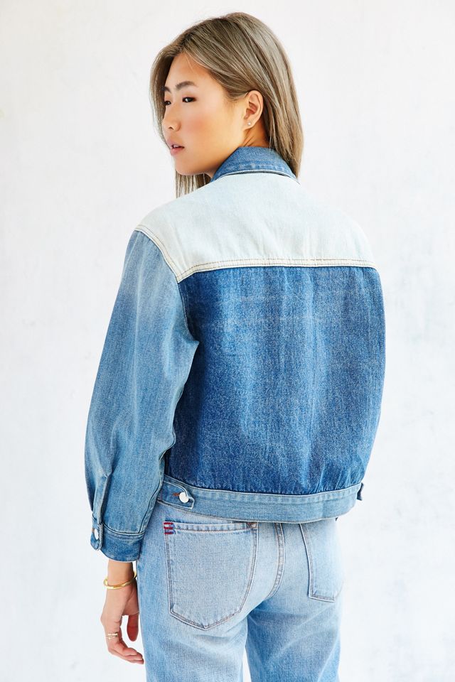 UNIF Denim Colorblocked Jacket | Urban Outfitters