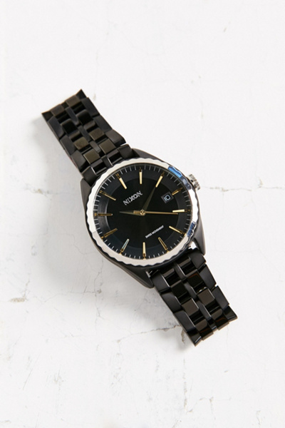 Nixon Minx Black/Gold/Silver Watch | Urban Outfitters